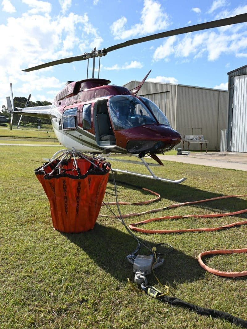Helicopter Bambi Bucket Training - Heli Dynamic Helicopter Services
